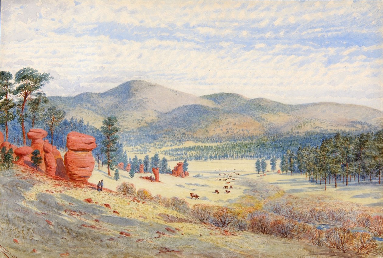 In Monument Park, Colorado by Walter Paris: Fine art print