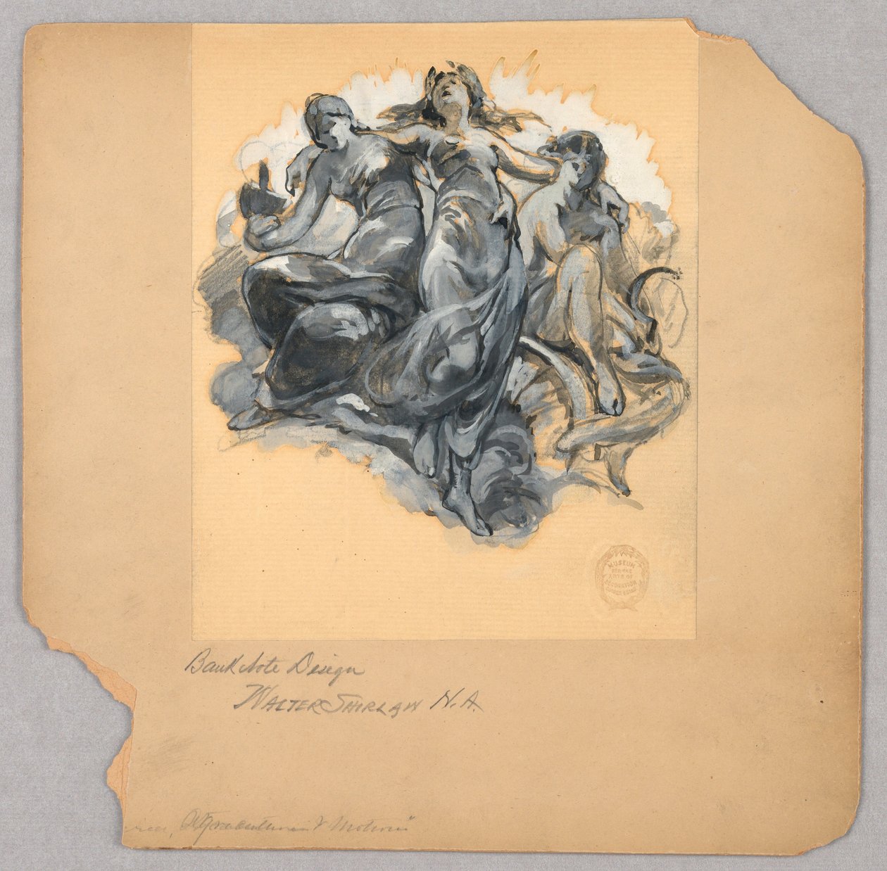 Bank Note Design by Walter Shirlaw: Buy fine art print