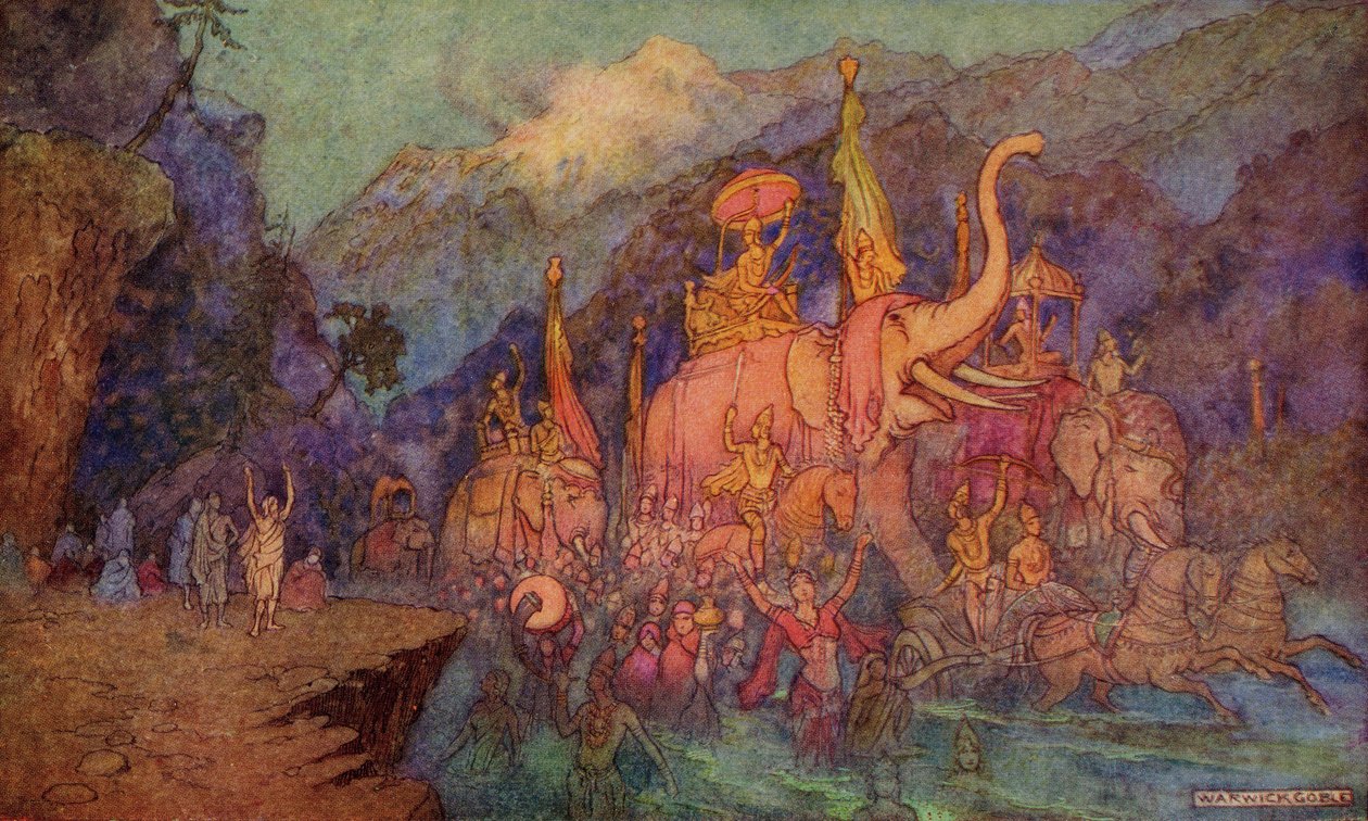 The Return of the Heroes Slain in the Battle of Eighteen Days ...