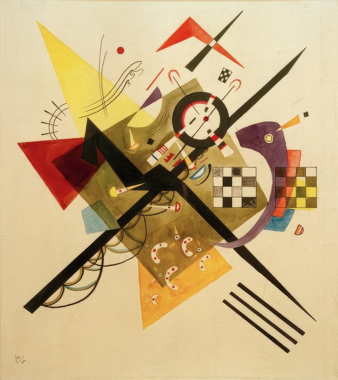 Design for On White II by Wassily Kandinsky