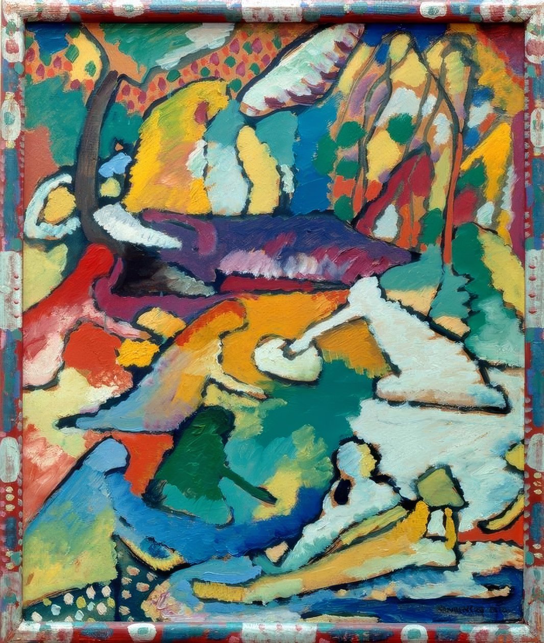 Fragment for Composition II by Wassily Kandinsky