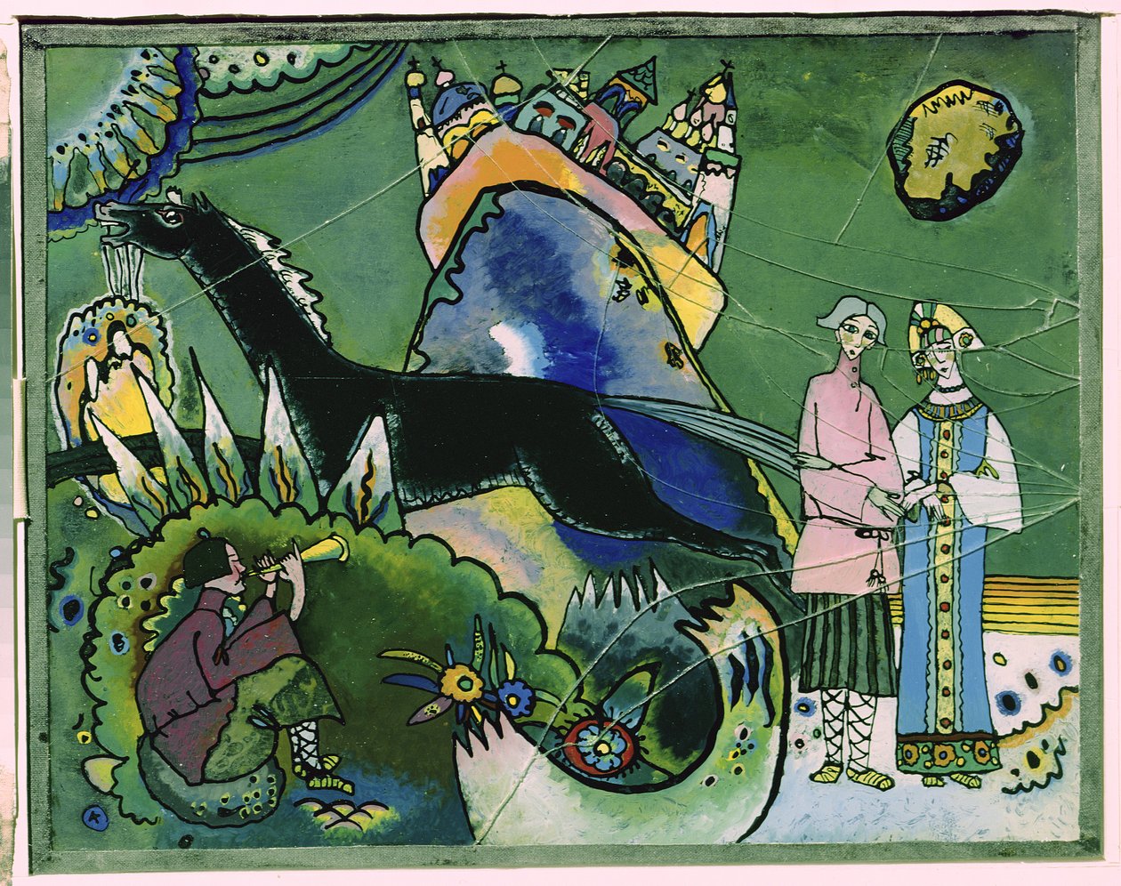 Golden Cloud by Wassily Kandinsky: Premium art reproduction