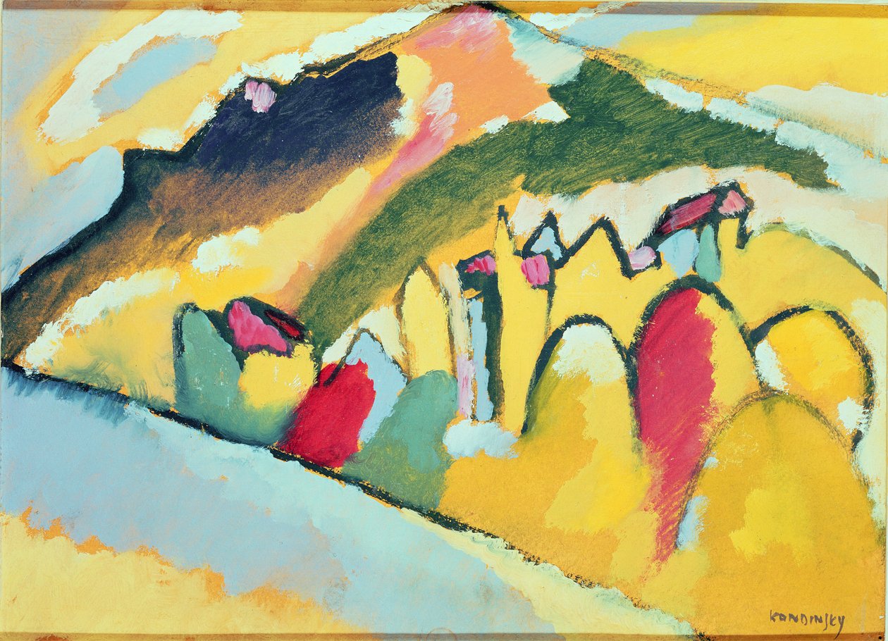 Study in Autumn No. 1 by Wassily Kandinsky: Fine art print