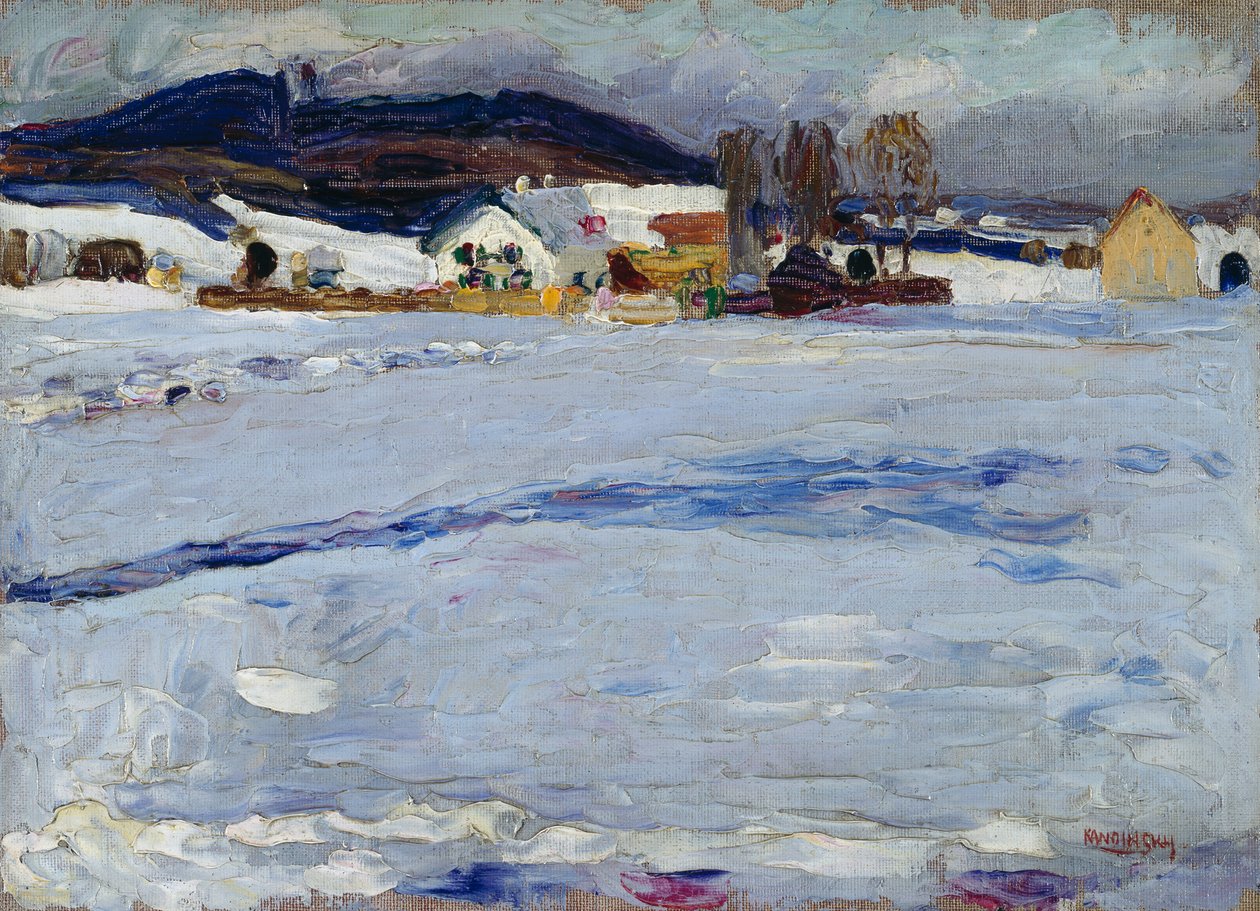 Near Starnberg – Winter by Wassily Kandinsky