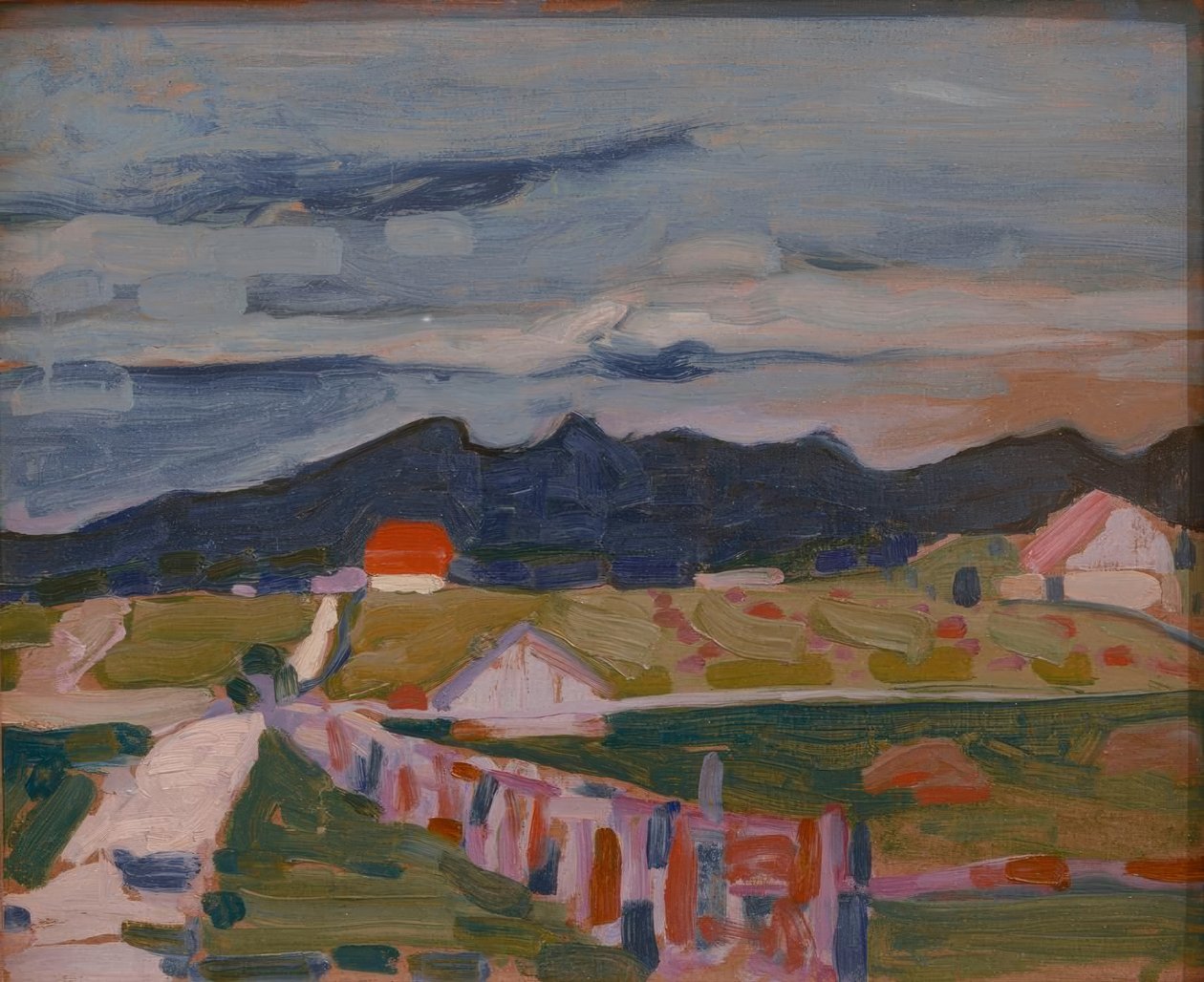 Fields near Murnau by Wassily Kandinsky: Fine art print