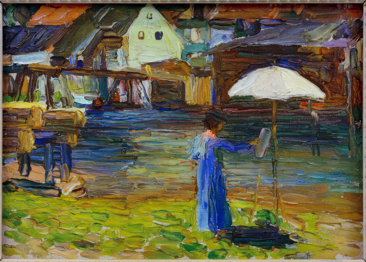 Kallmünz – Gabriele Münter Painting I
