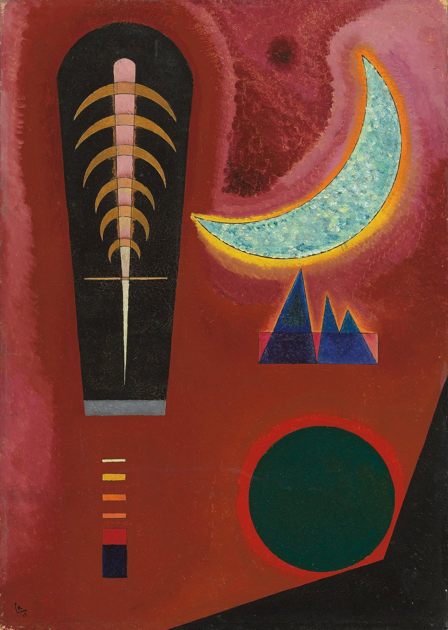 Loosely in Red by Wassily Kandinsky: Buy fine art print