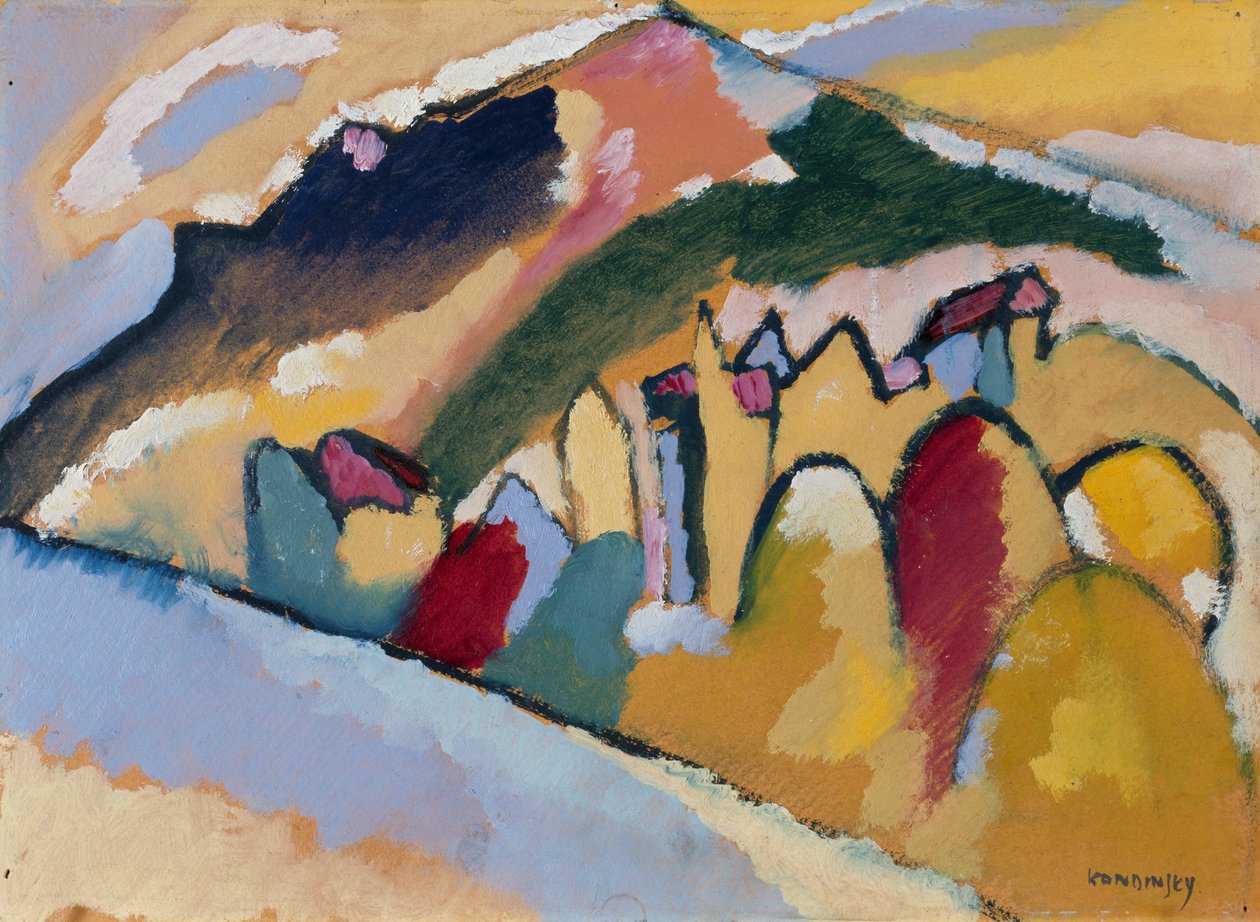 Study for "Autumn I" by Wassily Kandinsky: Fine art print