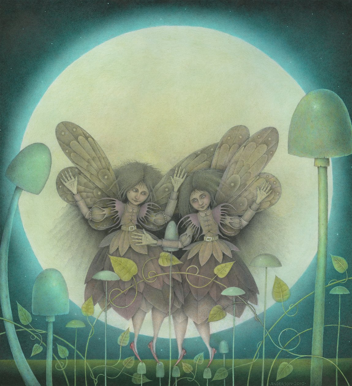 Dancing Faeries by Wayne Anderson: Buy fine art print