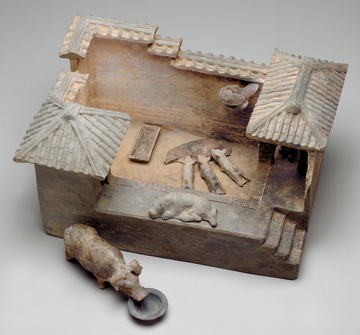 Funerary model of a pig sty