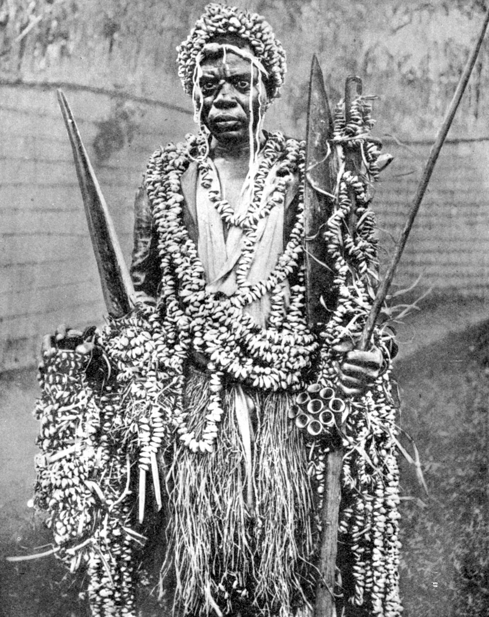 A Witch-Doctor, Uganda, Africa by Wide World Photos