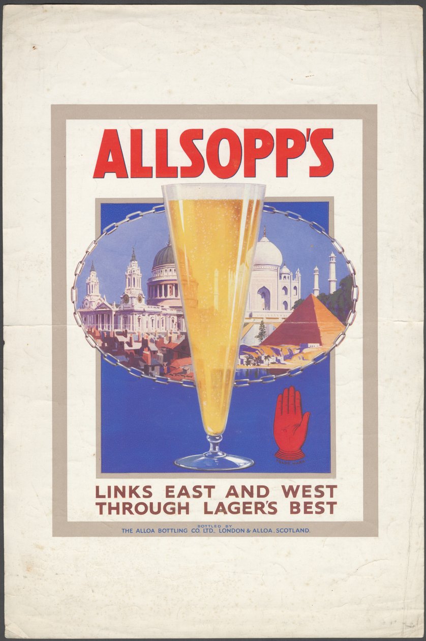Allsopp's Lager by Wilfred Fryer: Buy fine art print
