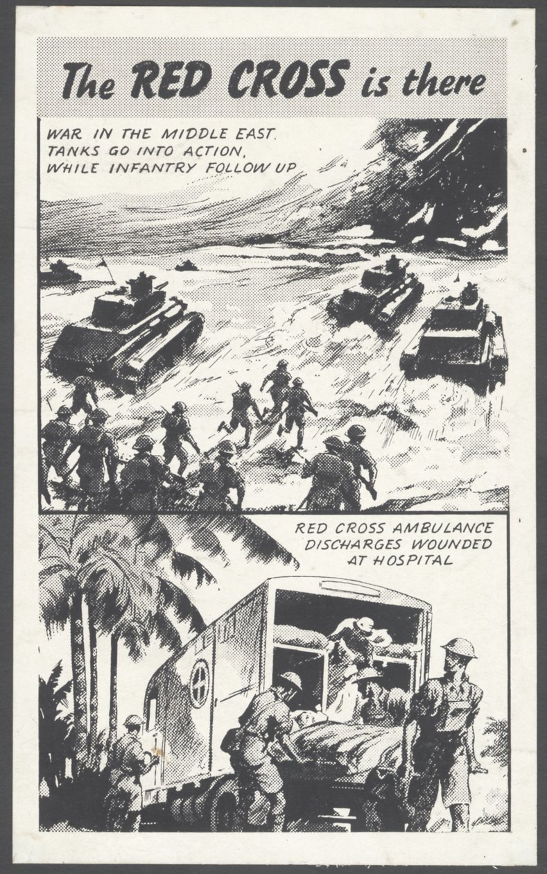 The Red Cross wartime advertisement by Wilfred Fryer