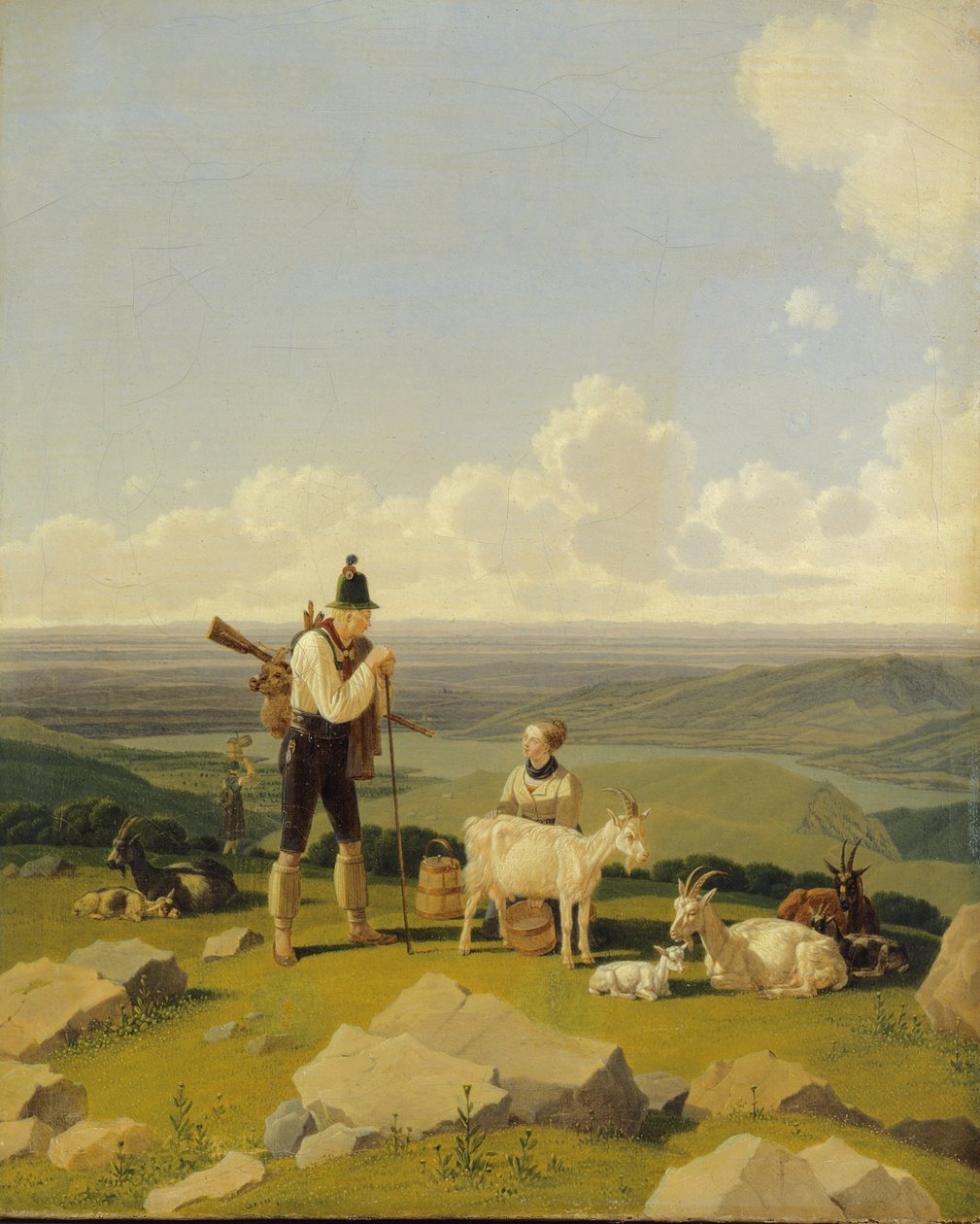 The Deer Hunter by Wilhelm Alexander Kobell