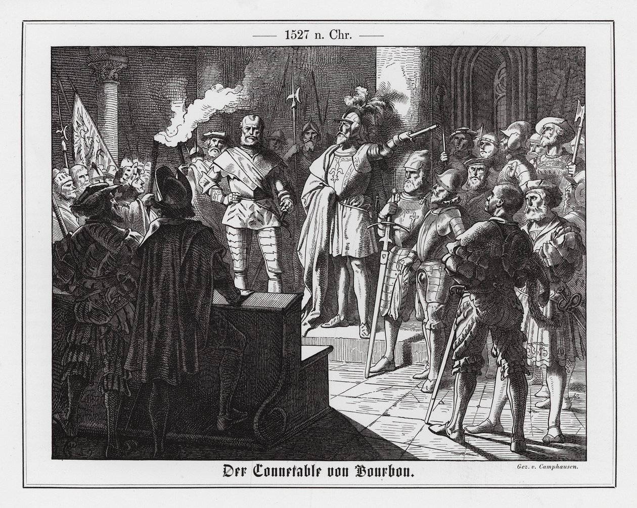 Charles III, Duke of Bourbon, Ordering the Sack of Rome