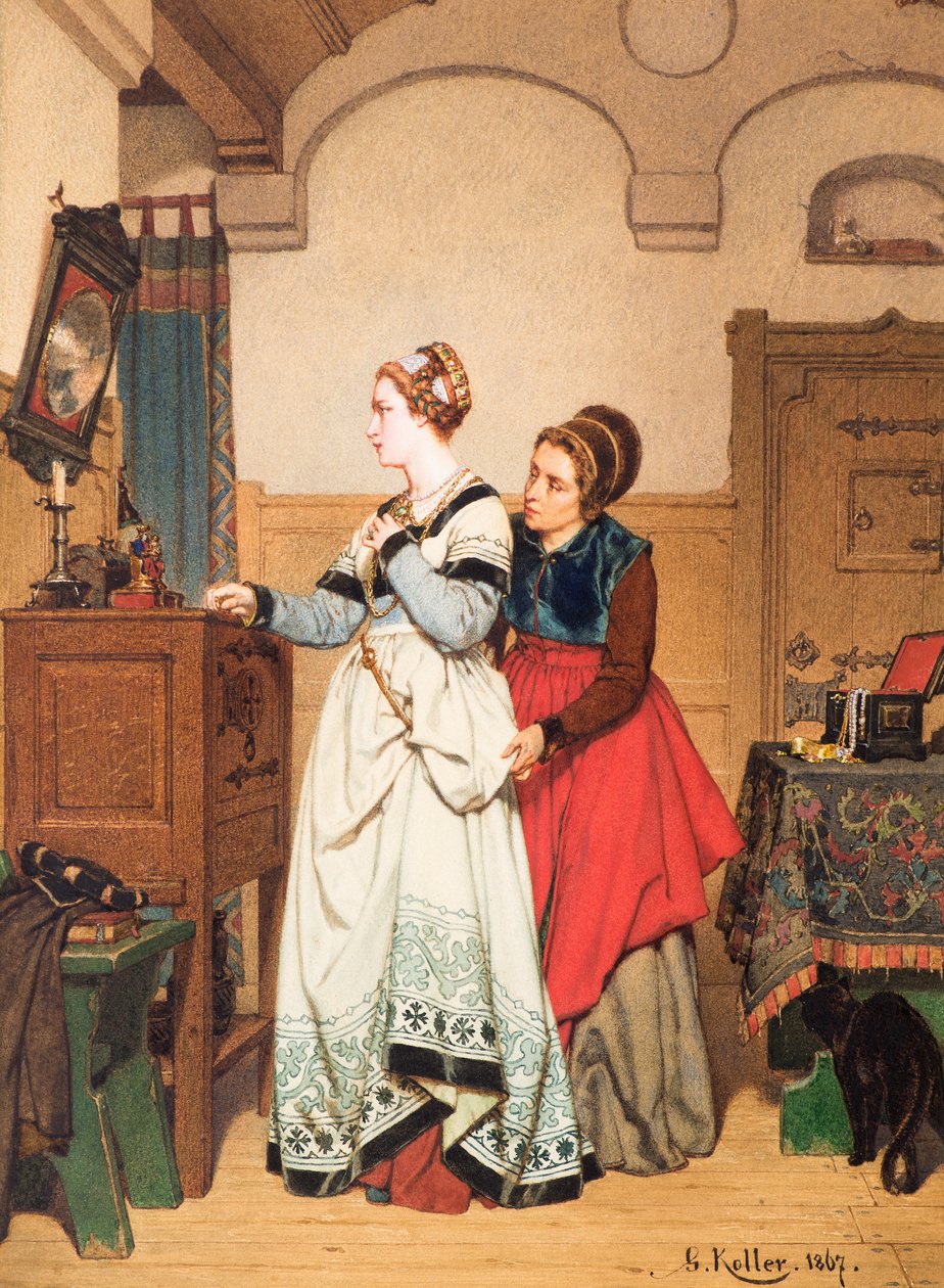 Margaret Before the Mirror by Wilhelm Koller