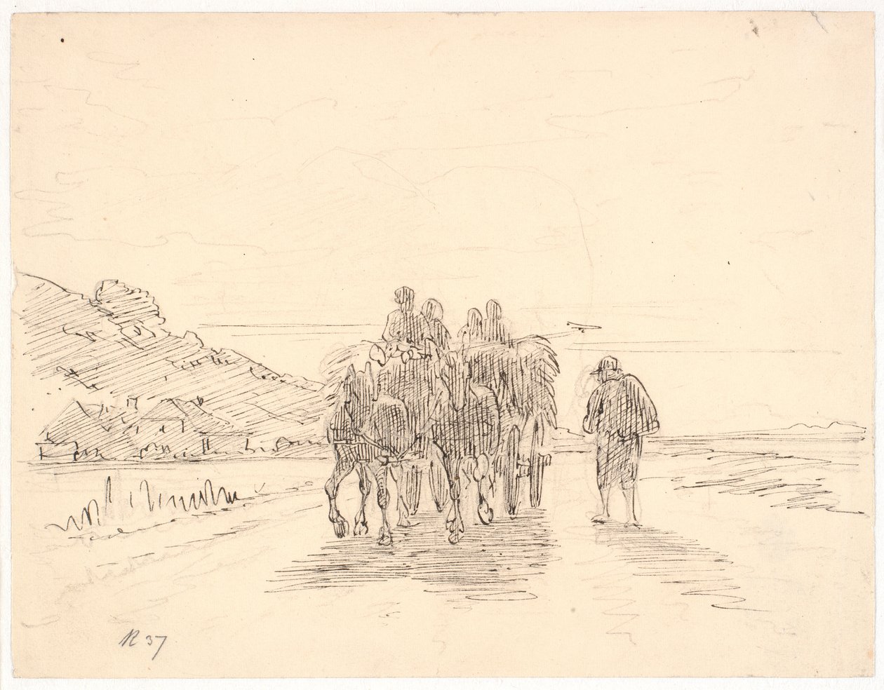 Bringing Home the Corn by Wilhelm Marstrand