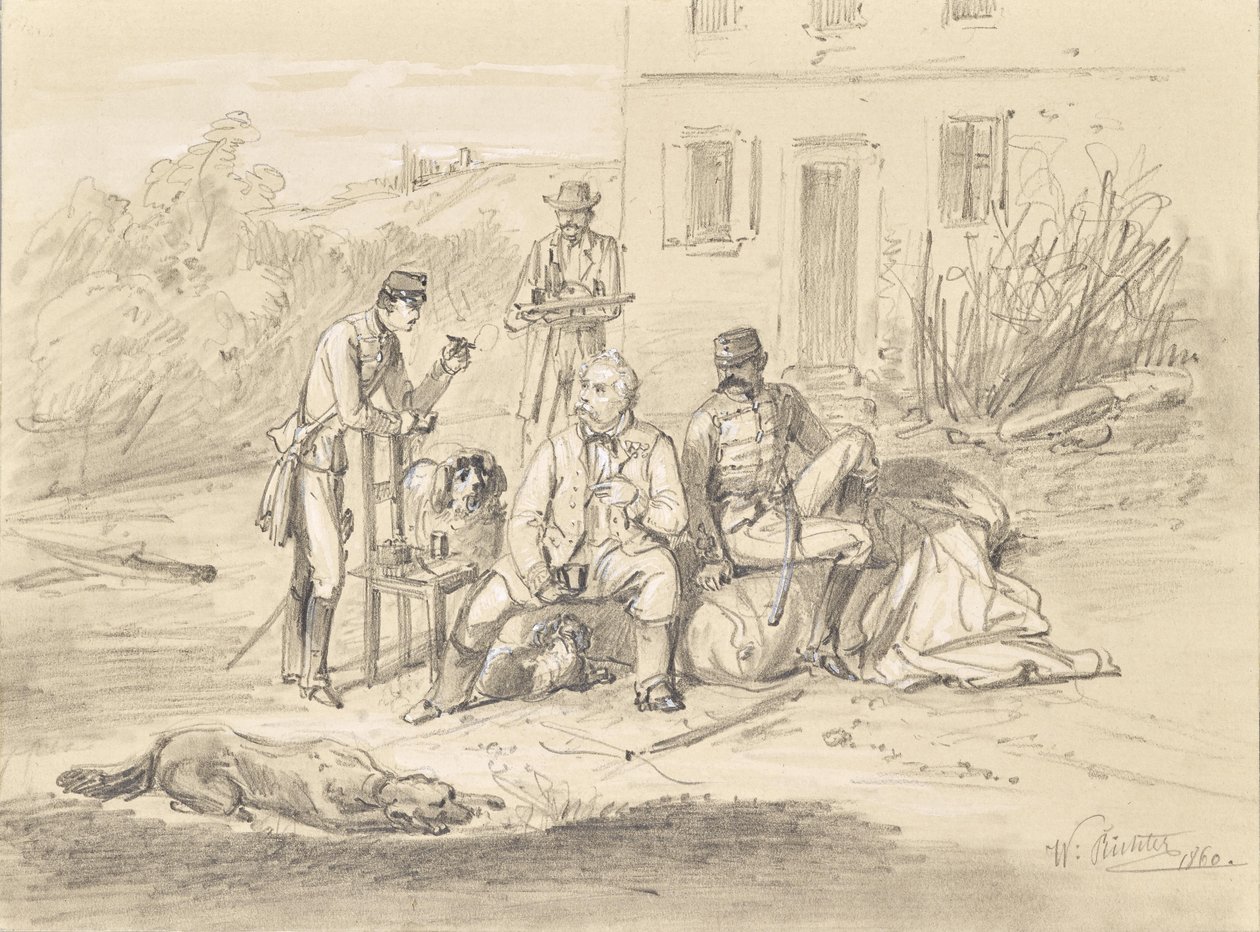 Three Officers after the Battle of Solferino