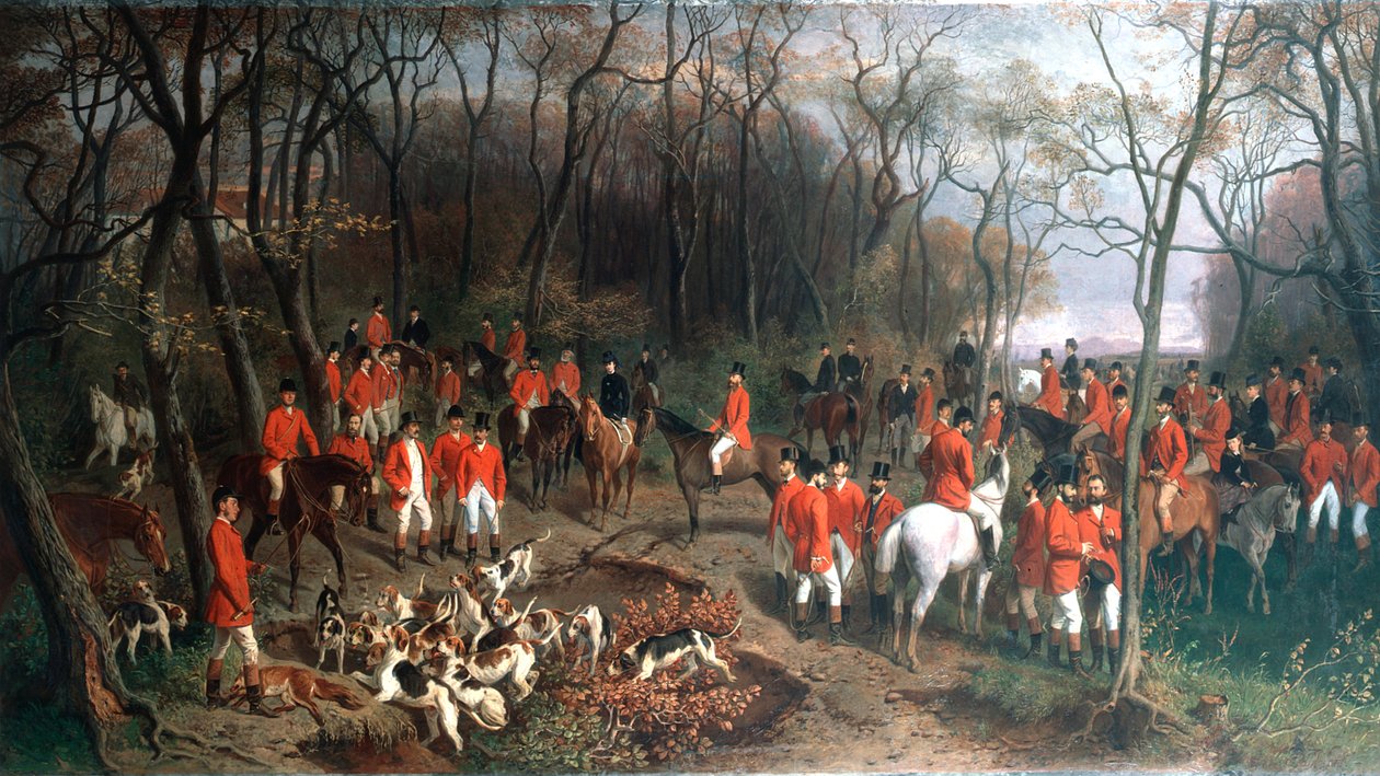 Elizabeth at the Hunt by Wilhelm Richter: Fine art print