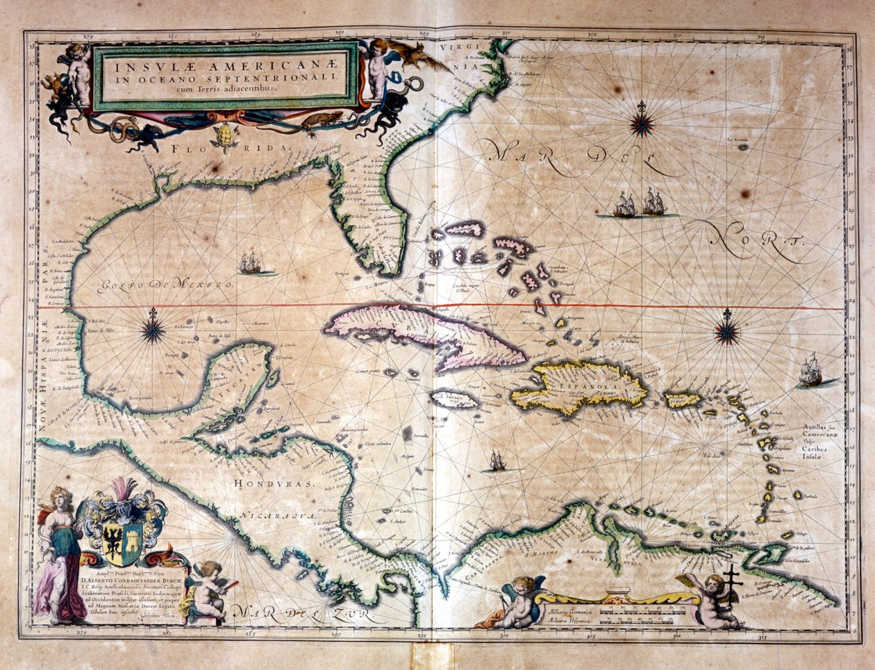 The Caribbean Sea: Gulf of Mexico and Caribbean Sea from the Atlas of ...