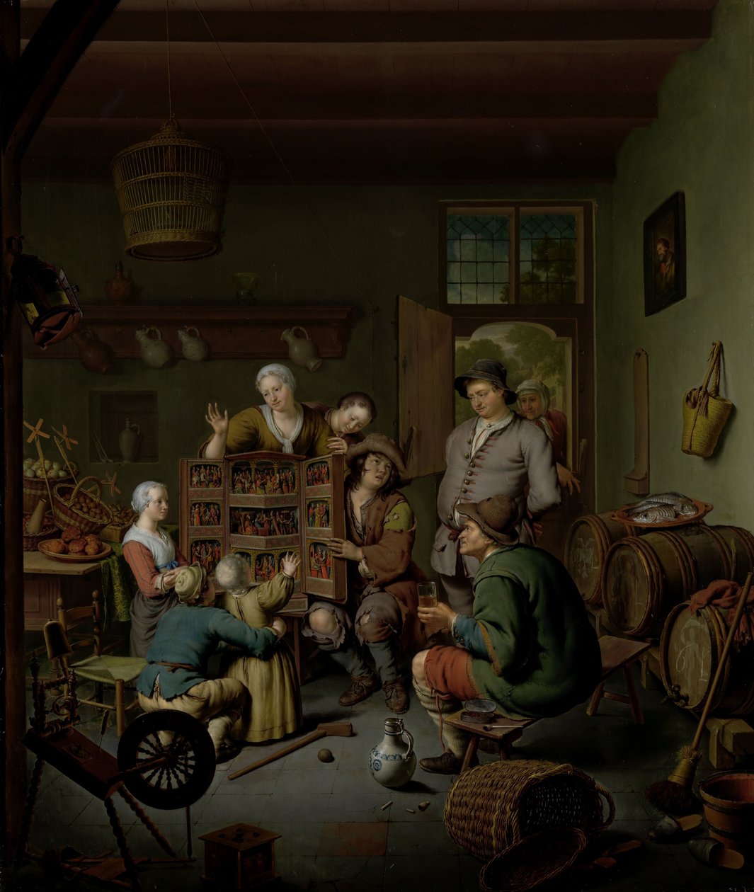 The Raree-show by Willem Van Mieris: Buy fine art print