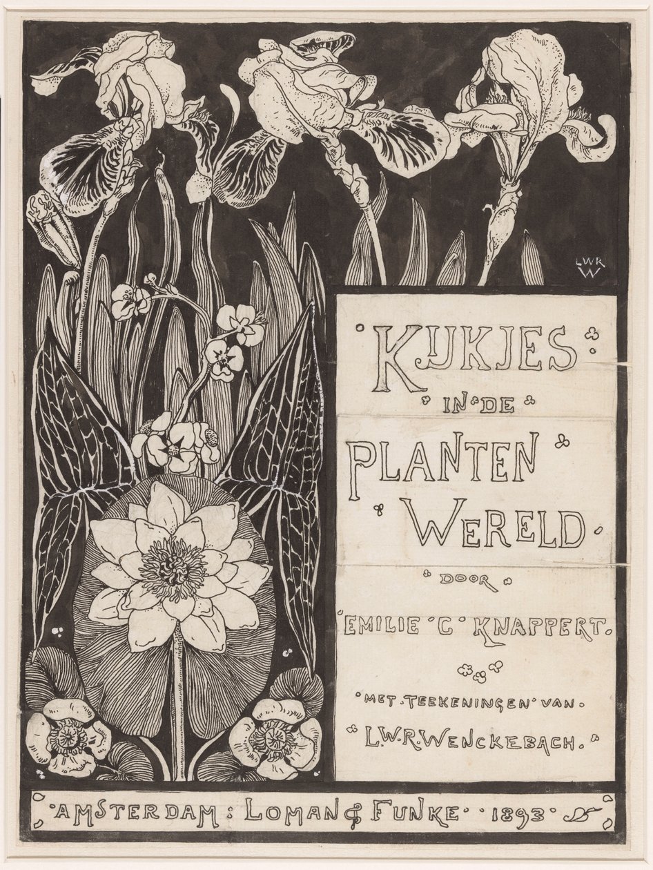 Cover Design for: Knappert, Emilie C., Glimpses into the Plant World, 1893
