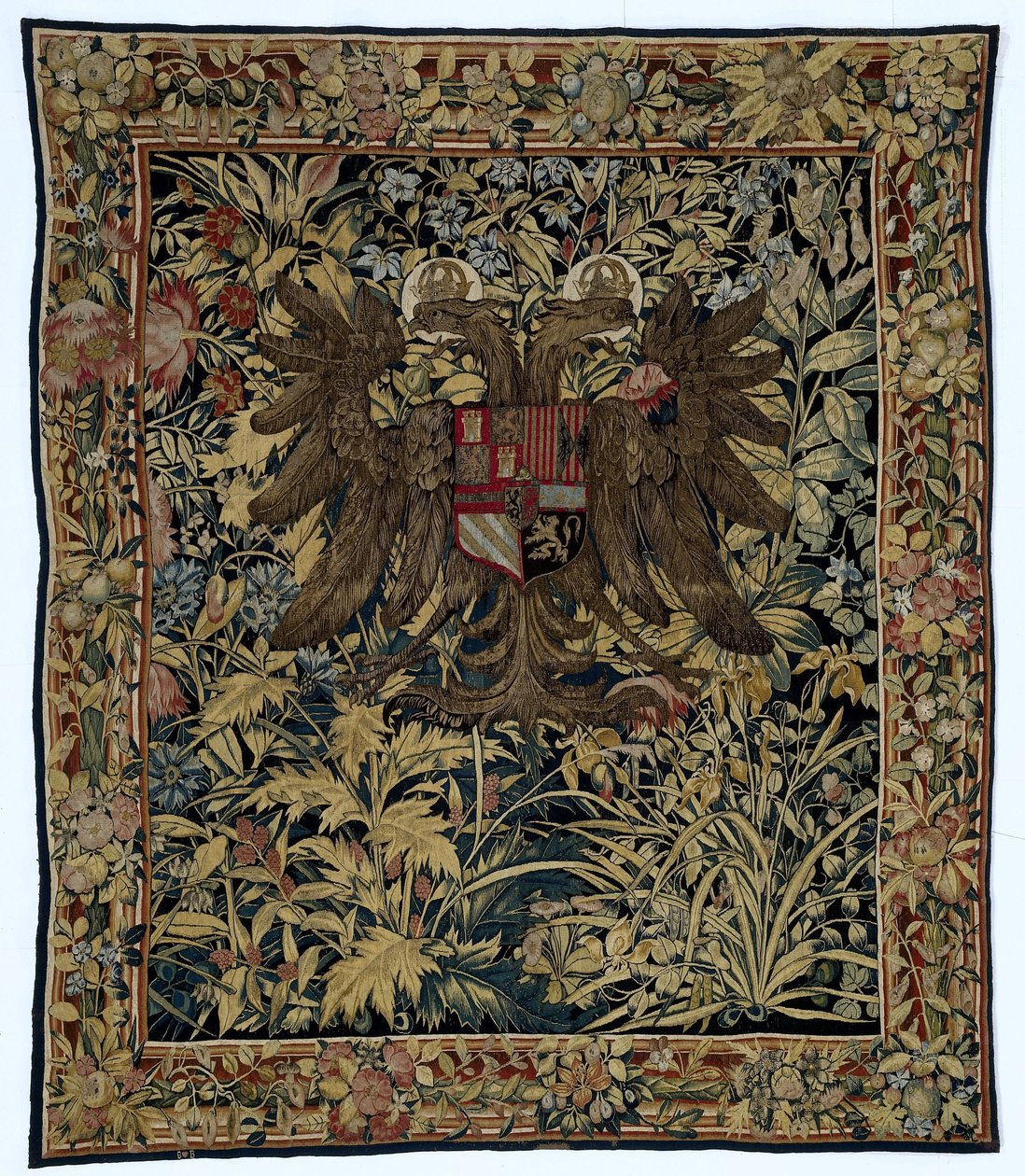 Tapestry with the Arms of Emperor Charles V