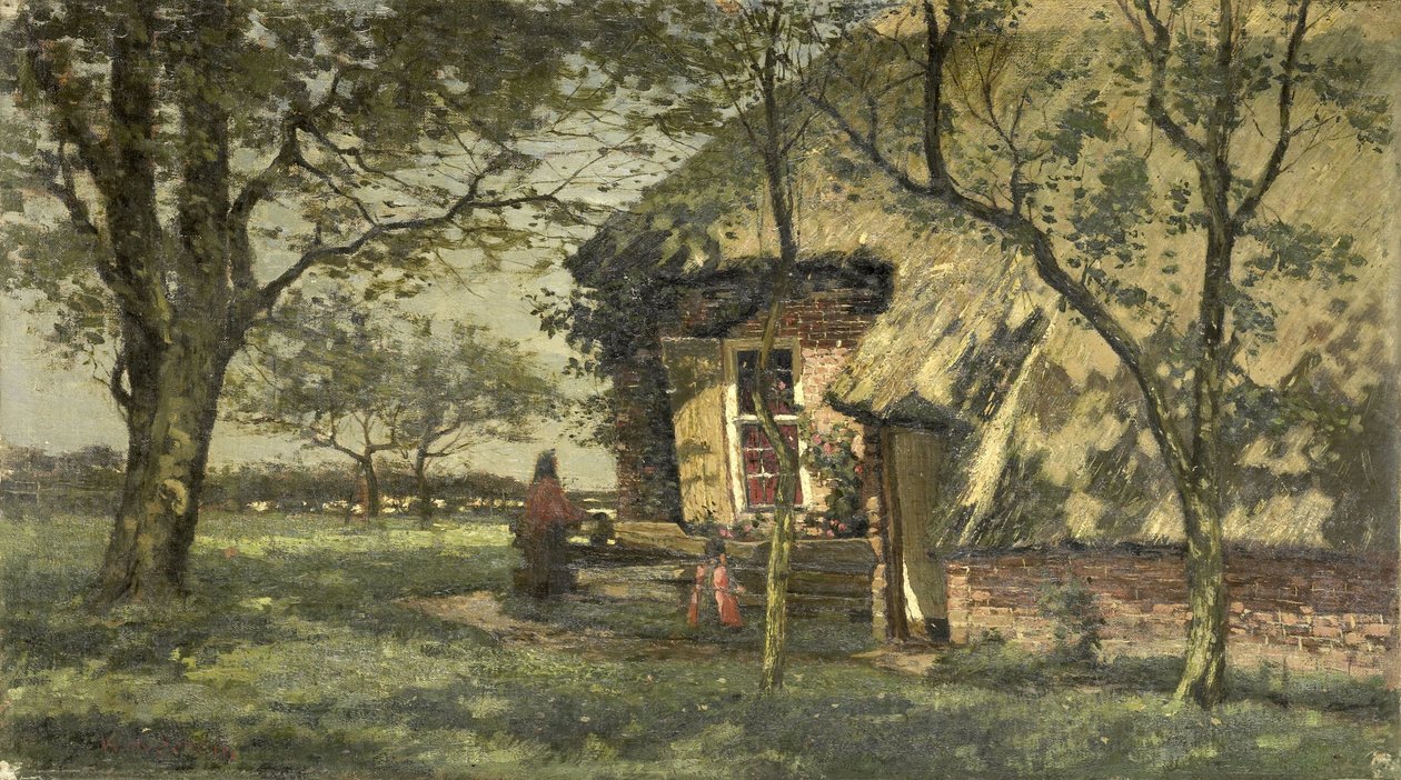 Corner of a Farmhouse by Willem van Schaik: Fine art print