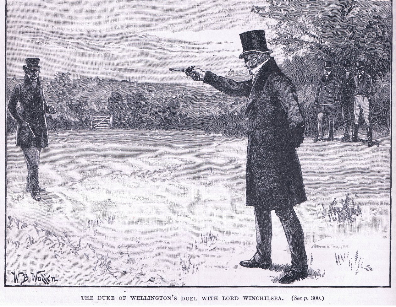 The Duke of Wellington's duel with Lord Winchilsea 1829