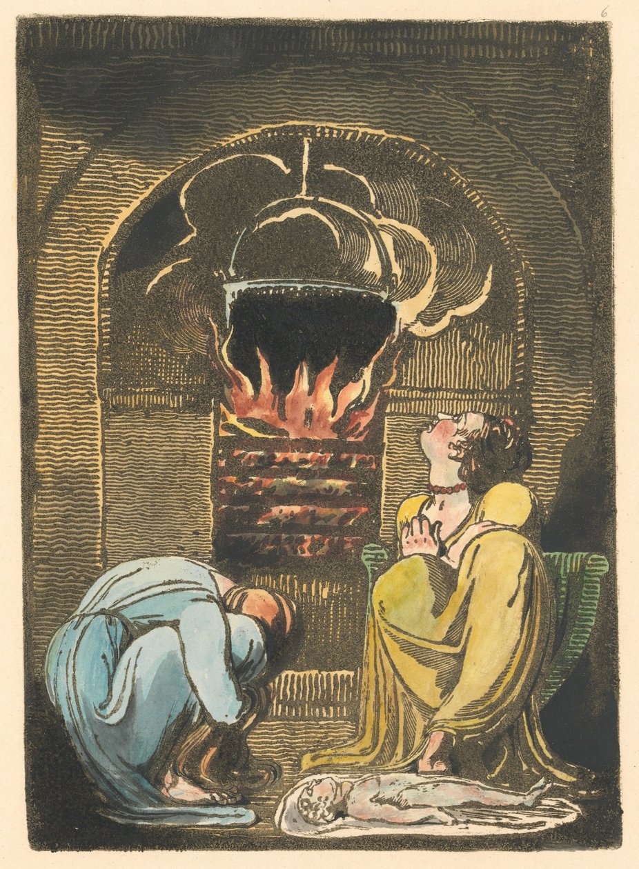 Europe. A Prophecy, Plate 8 (Bentley 9) by William Blake
