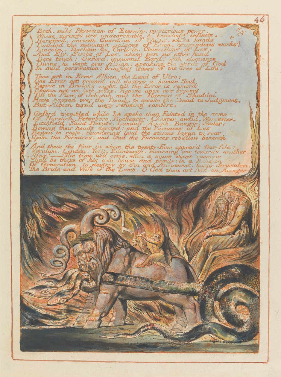Jerusalem, Plate 46 by William Blake: Buy fine art prints