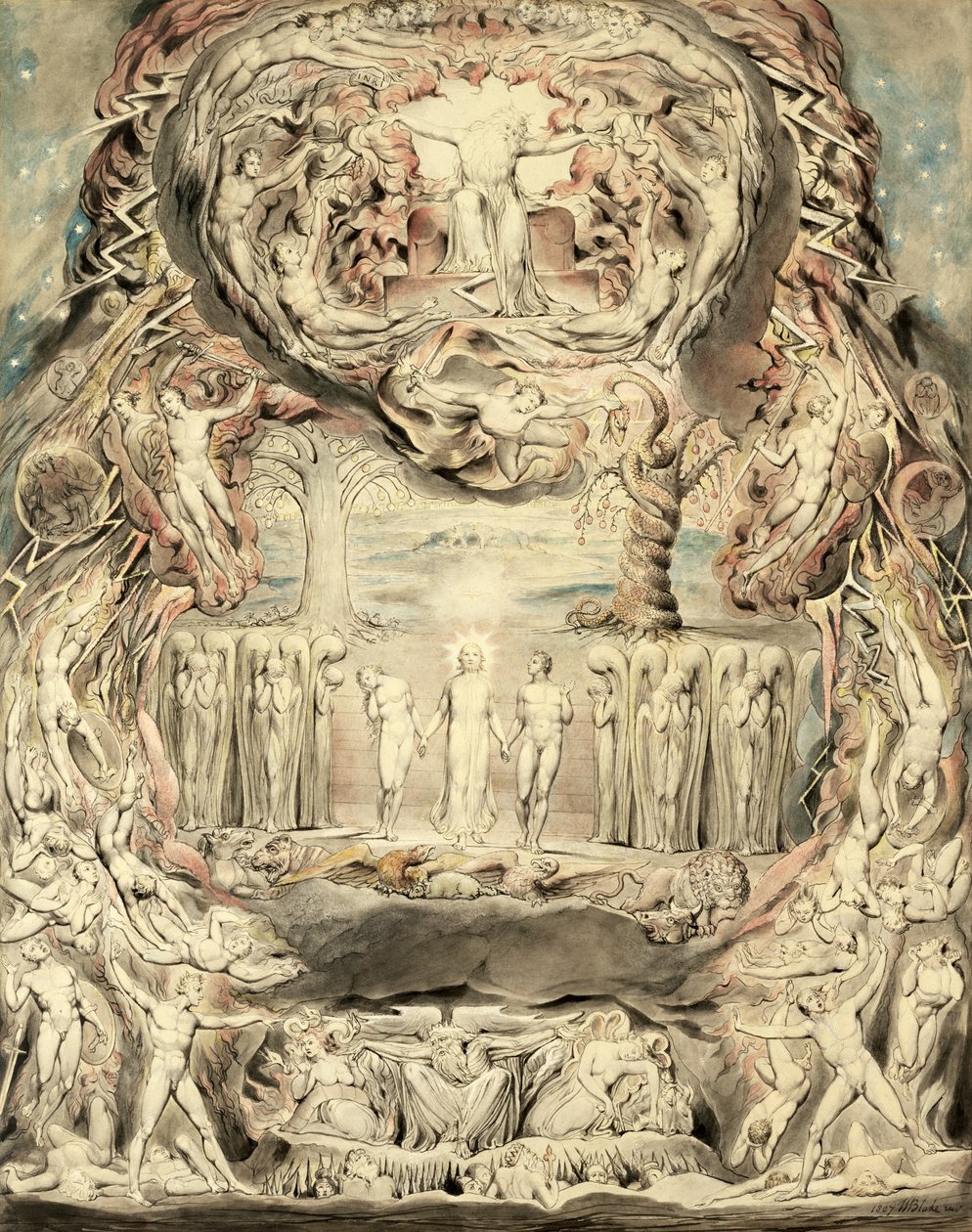 The Fall of Man by William Blake: Buy fine art print
