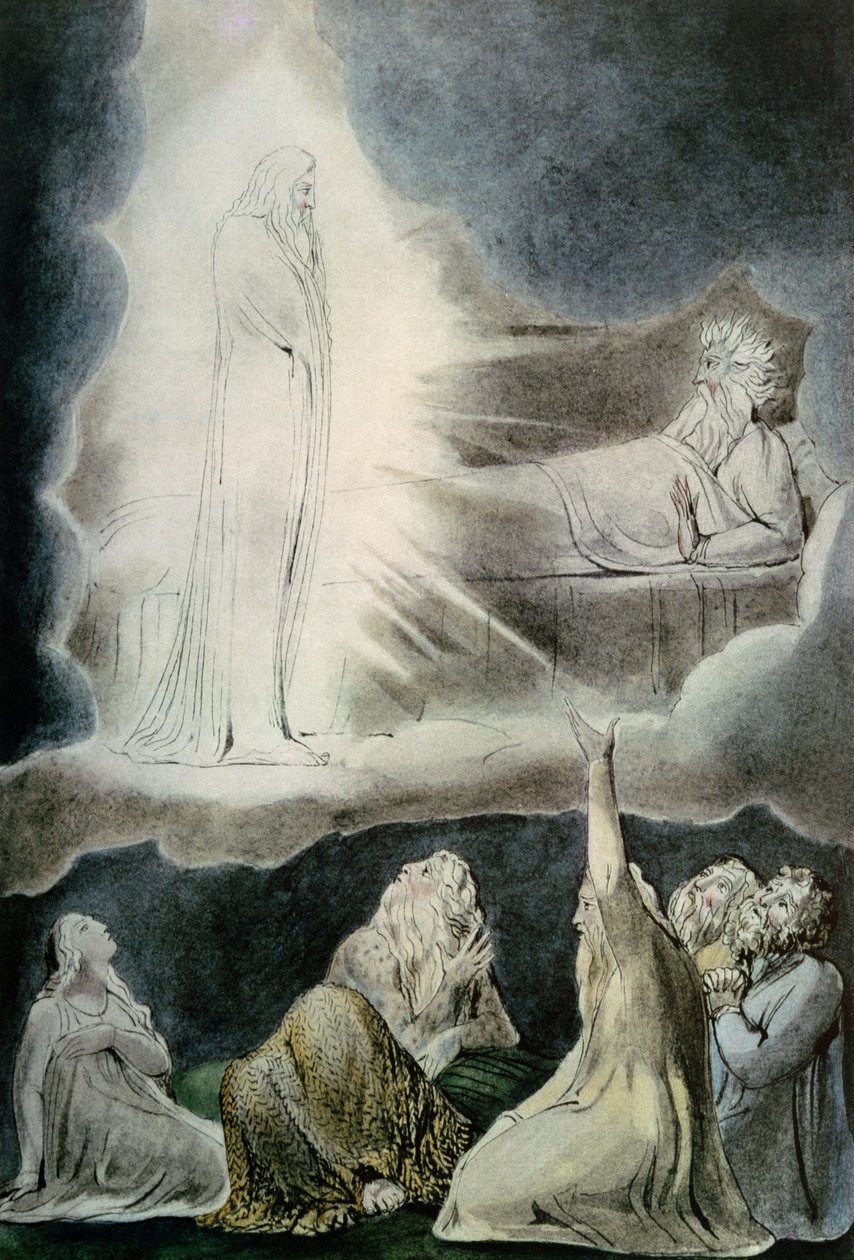 The Vision of Eliphaz by William Blake: Buy fine art print