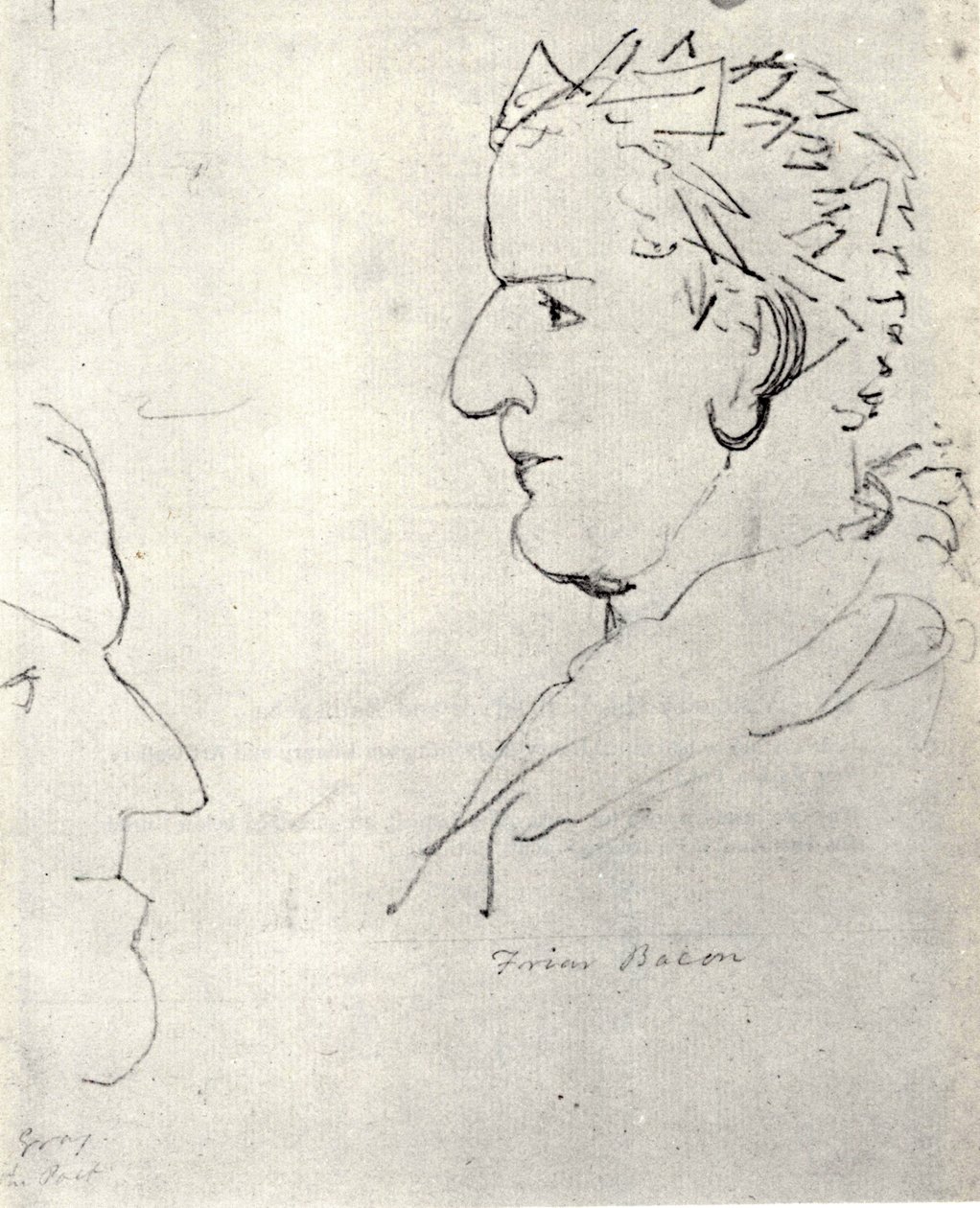 Visionary Heads of Friar Roger Bacon and Poet Gray