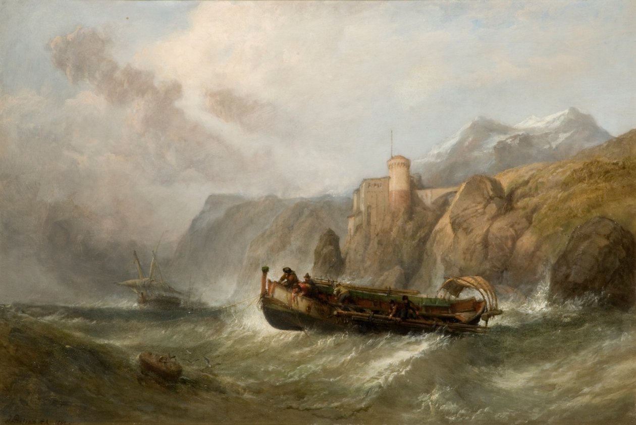 Coastal Scene by Clarkson Frederick Stanfield