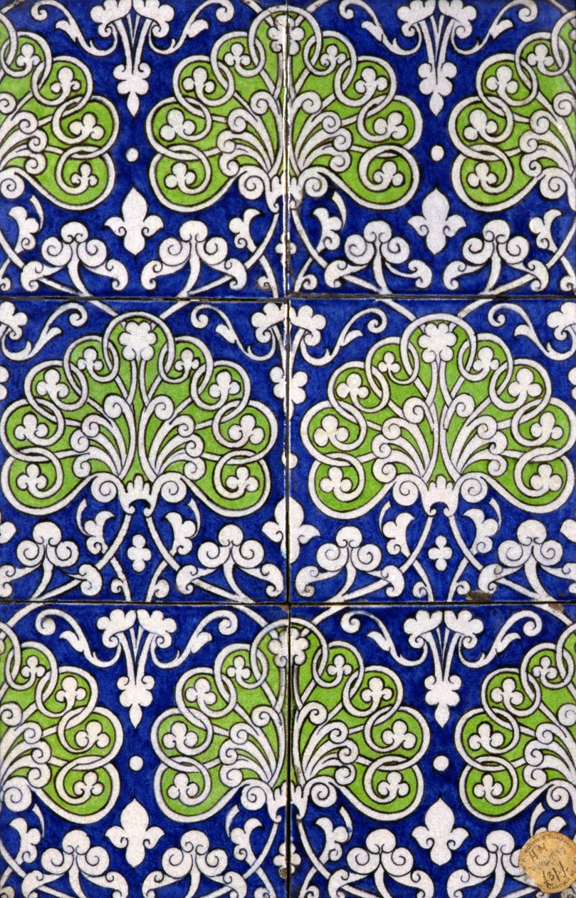 Tiles, c.1872 by William de Morgan: Buy fine art print