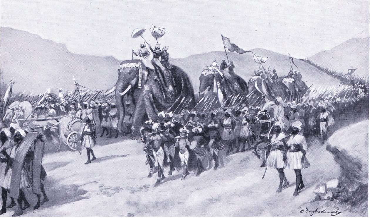 Vikramadaditya Gupta goes forth to war 395 AD
