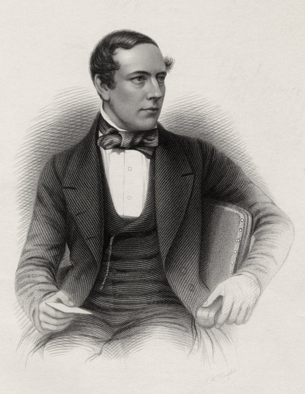 General John Nicholson, from an engraving by J.W. Knight