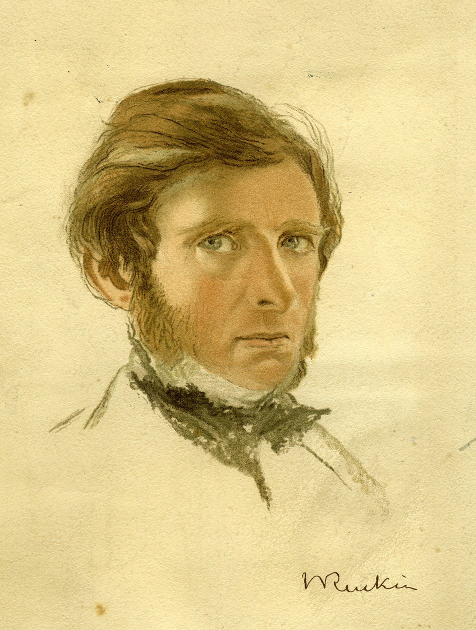 Portrait of John Ruskin by William Gersham Collingwood