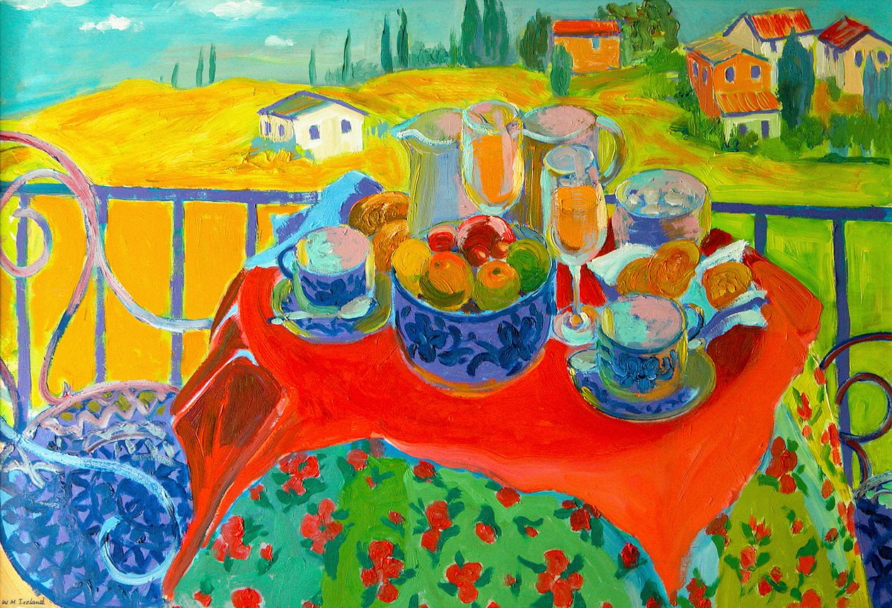 Tuscan Terrace by William Ireland: Buy fine art print
