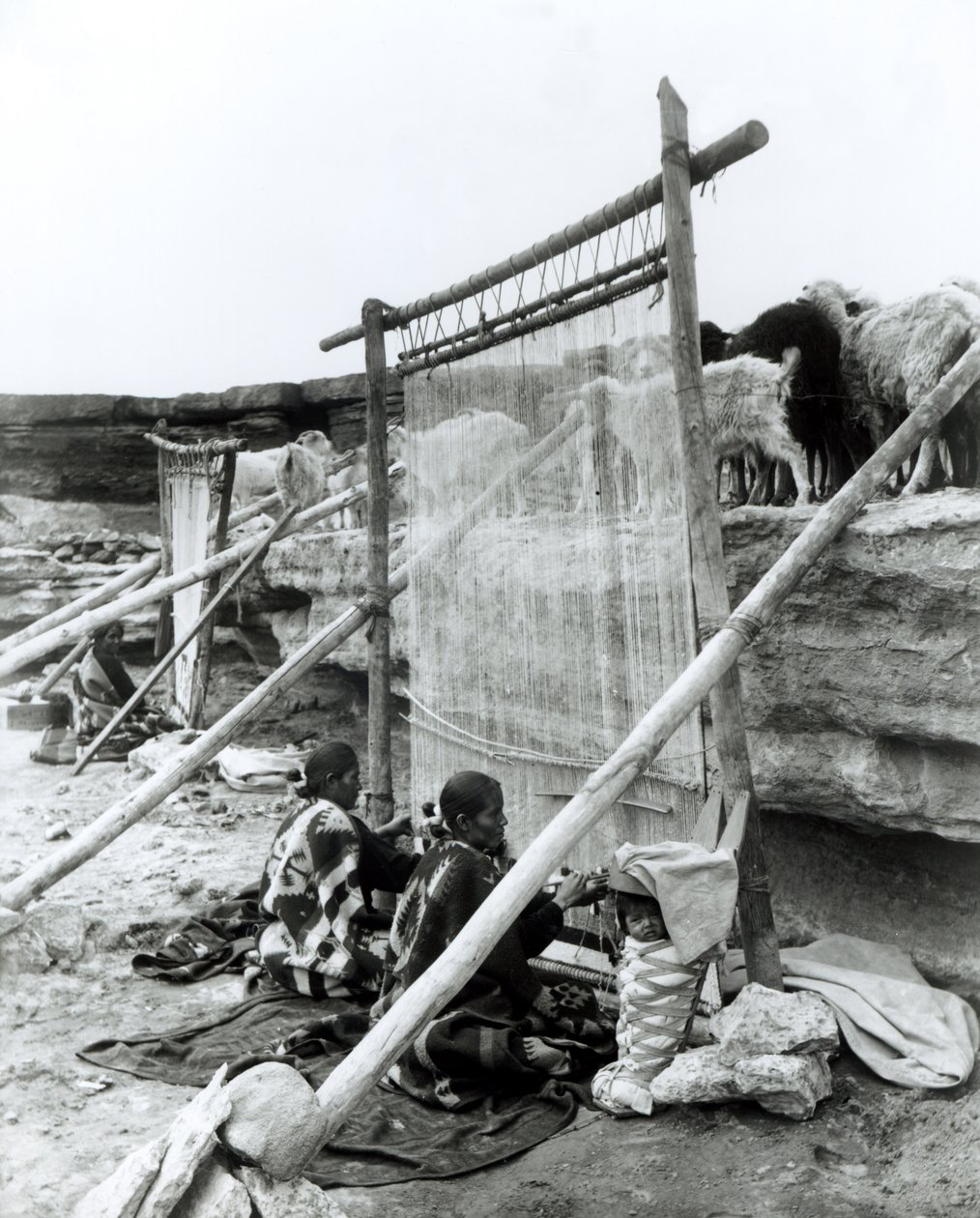 Navajo weavers by William Carpenter: Buy fine art print