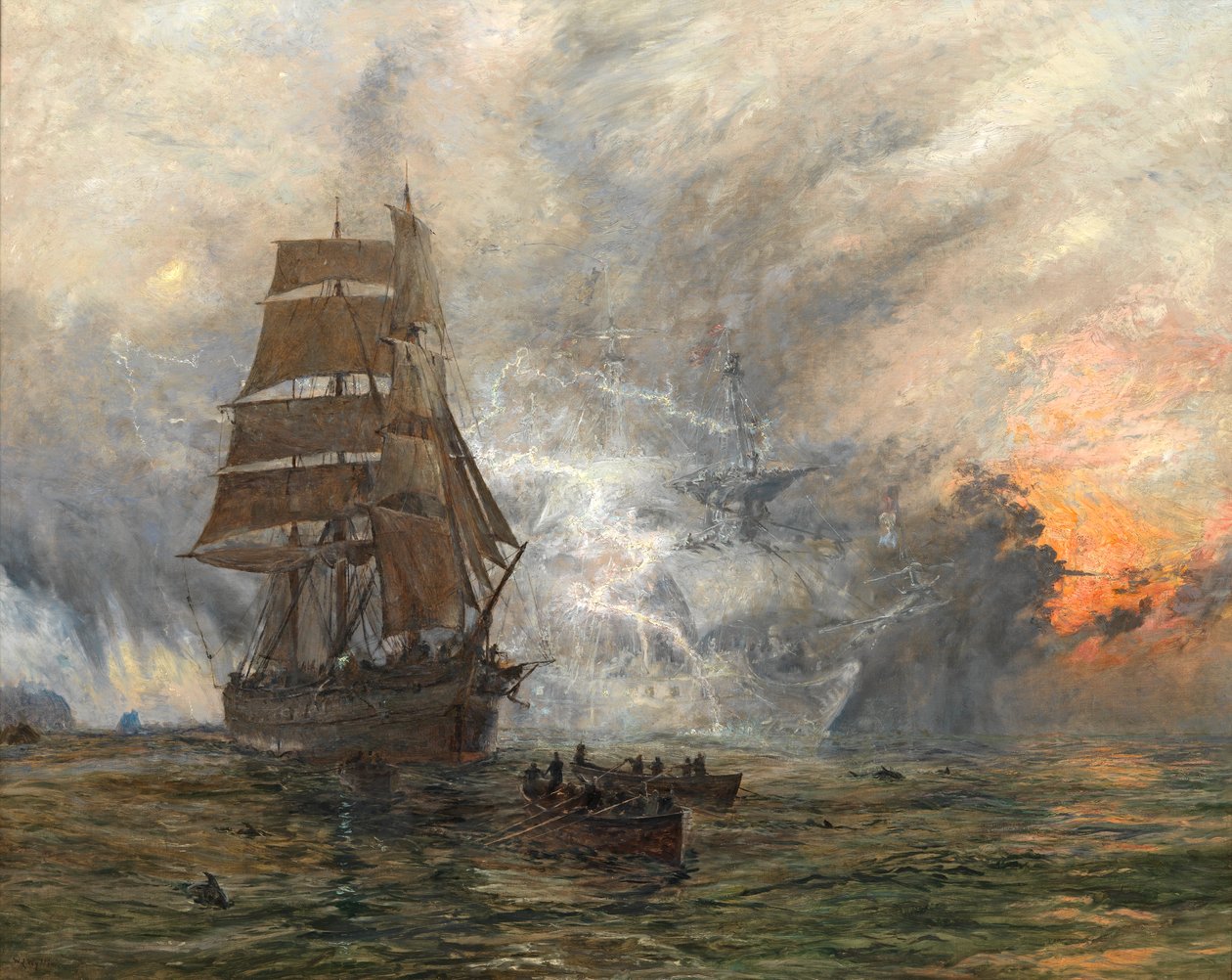 The Phantom Ship by William Lionel Wyllie: Fine art print