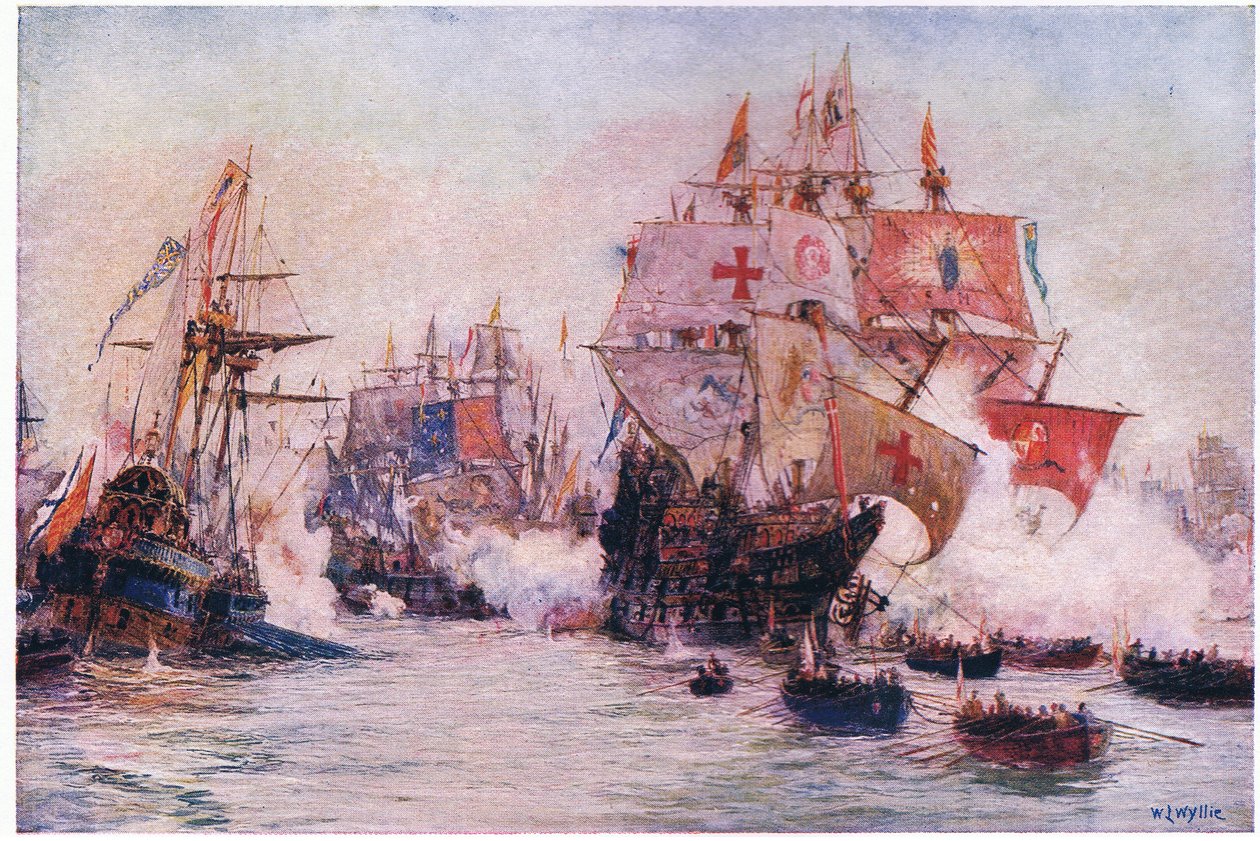 The Spanish Armada 1588 by William Lionel Wyllie