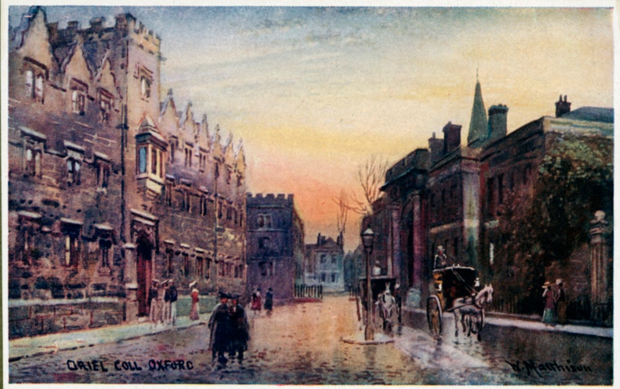Oriel College by William Matthison: Buy fine art print