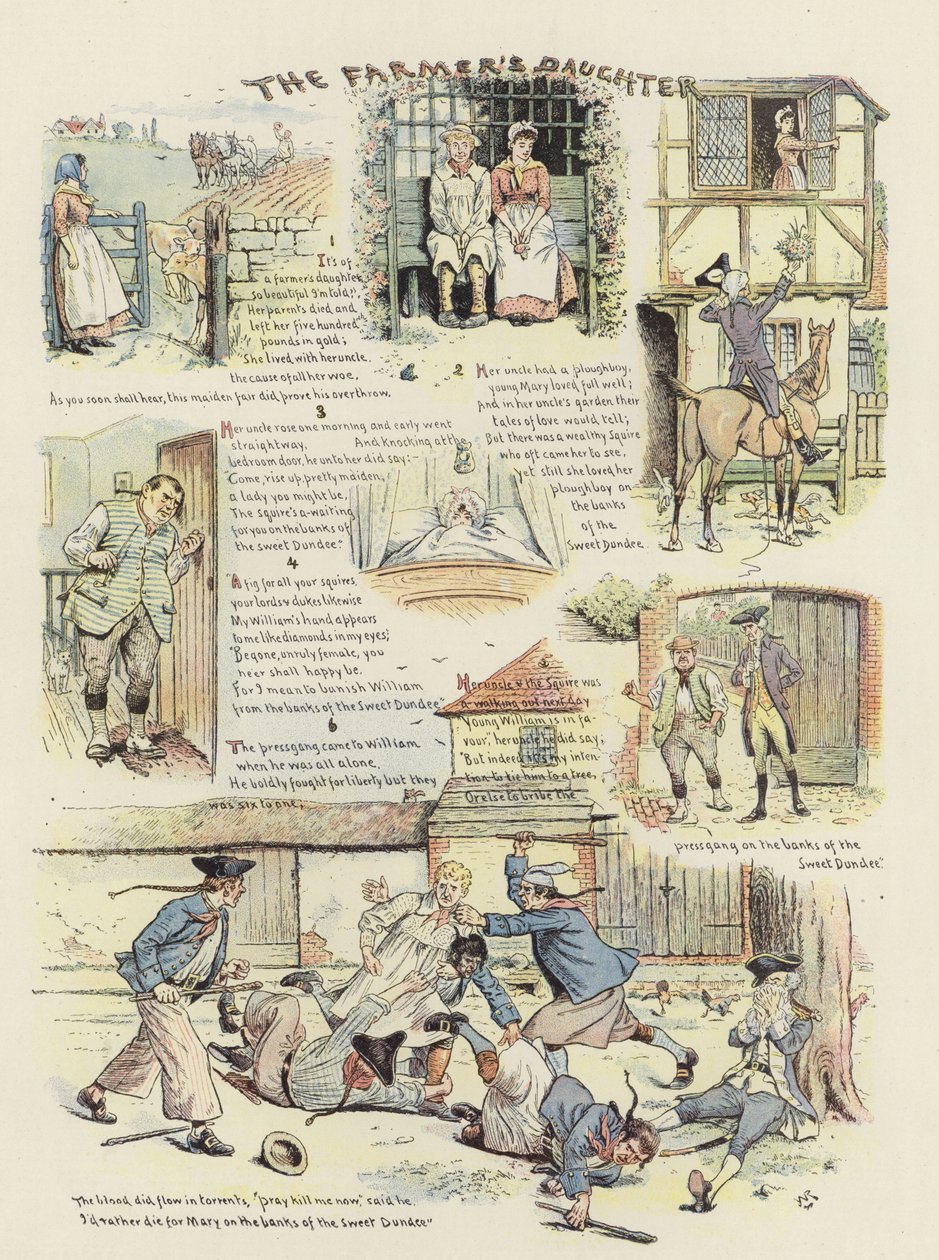 The Farmer's Daughter by William Ralston: Fine art print