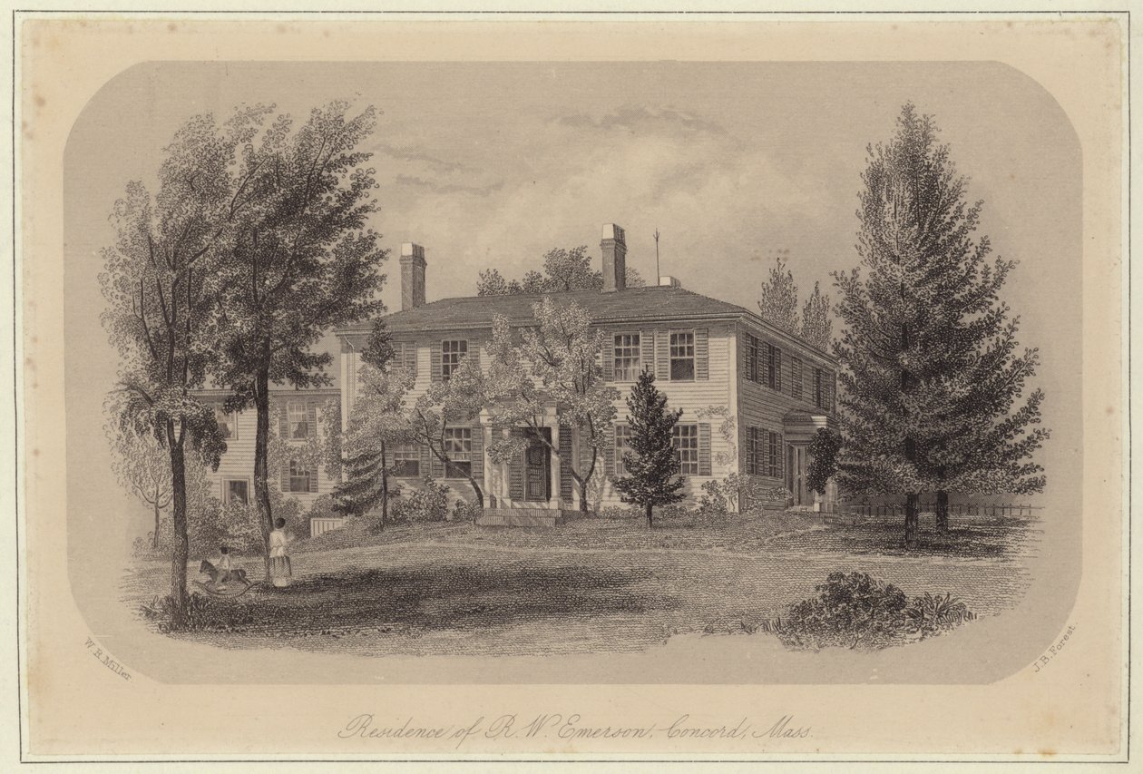 The Residence of Ralph Waldo Emerson