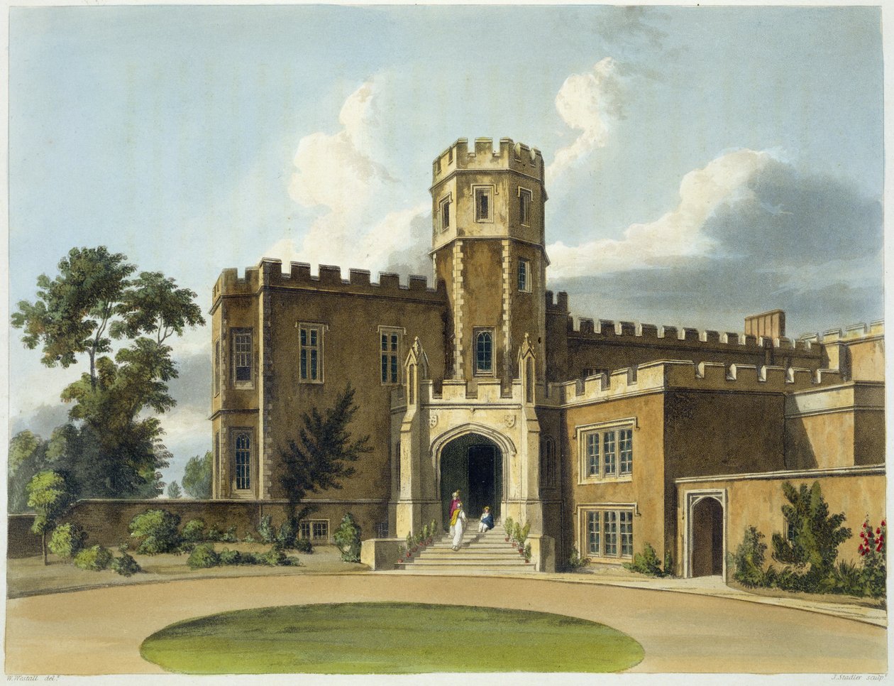 The Head Master's House, Rugby School, from 'History of Rugby School ...