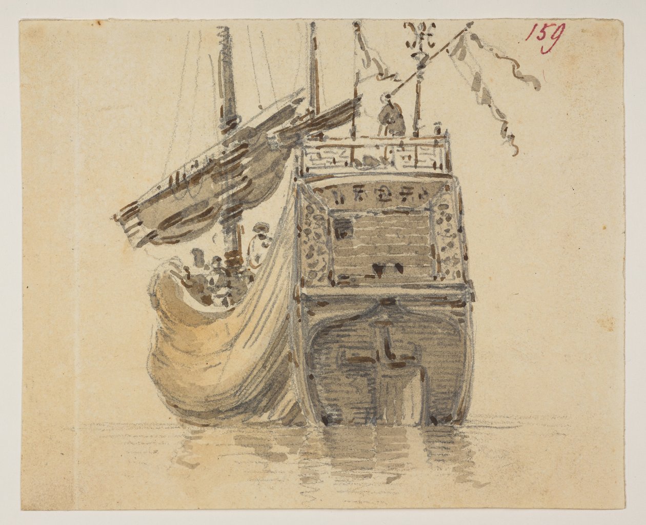 A Boat, from an Album of 372 drawings of landscapes, coastlines ...