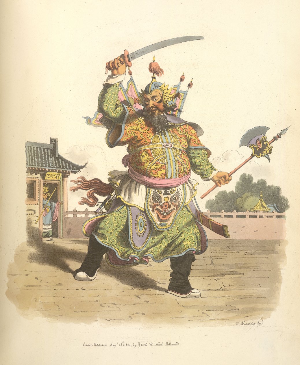 A Chinese comedian by William Alexander: Fine art print