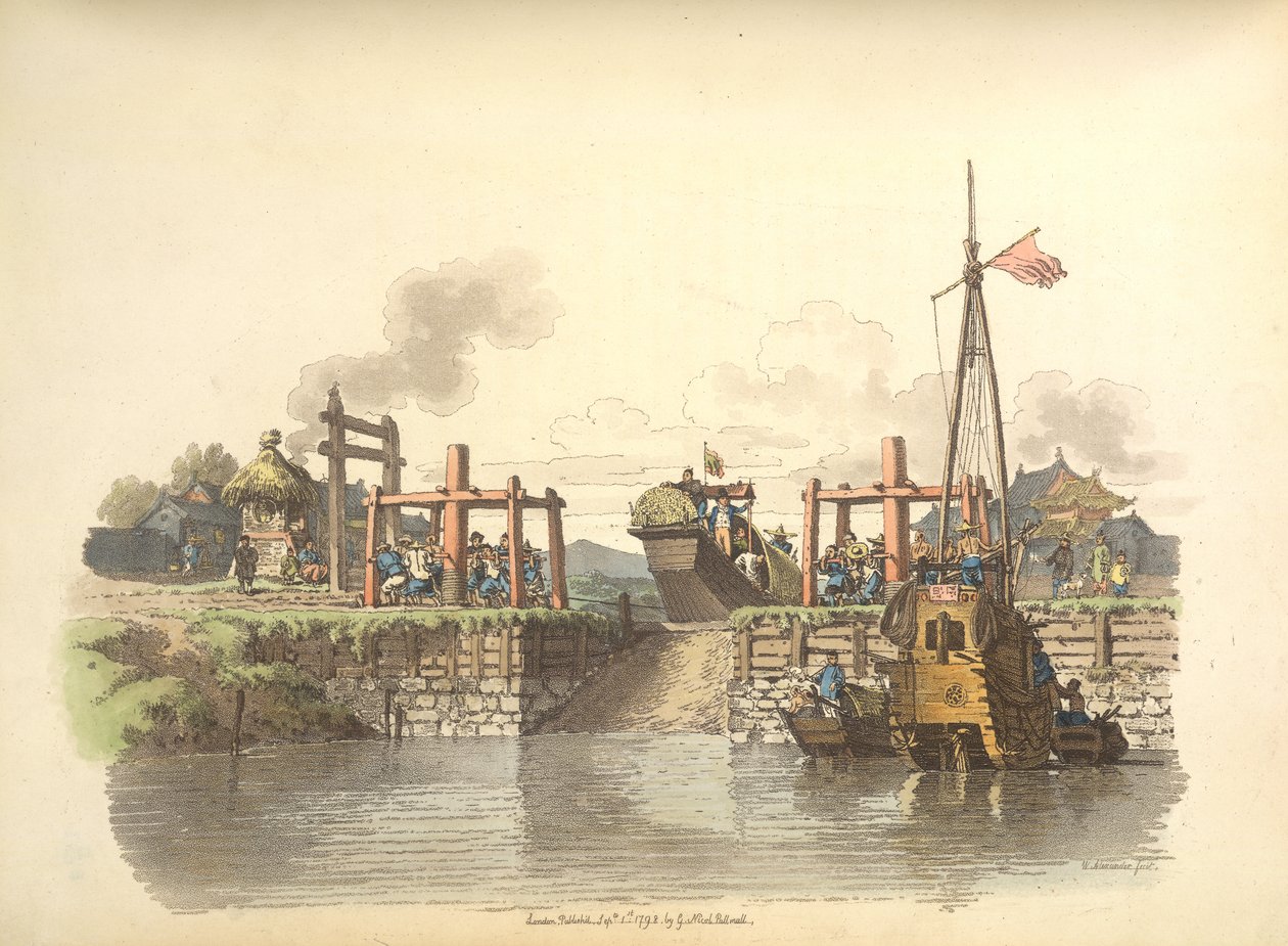 A lock by William Alexander: High-quality fine art print